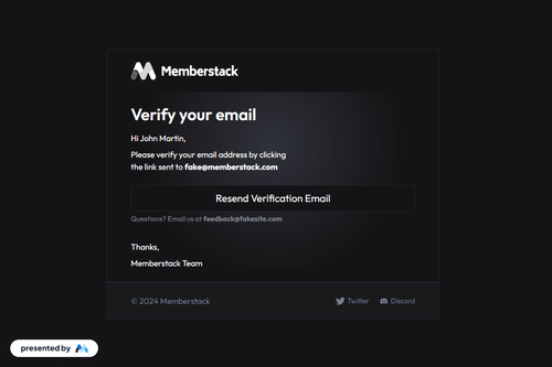 Email Verification Banner | Free Webflow Component